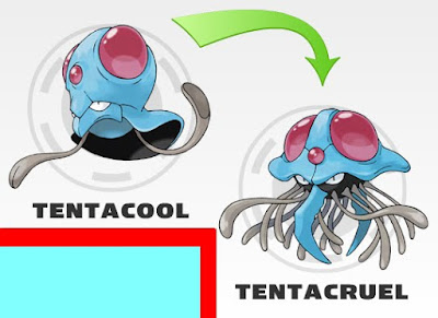 Rede Pokemon: evolution do tentacool