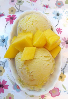 Jumbo Empanadas: Caramelized Mango Ice Cream