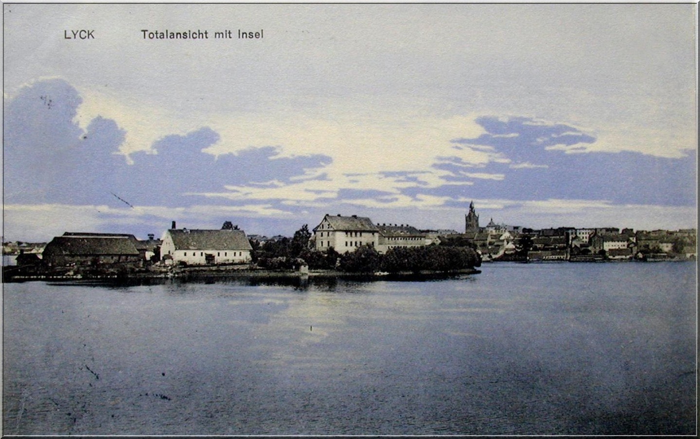 EŁK ( LYCK ): Zamek w centrum miasta - historia