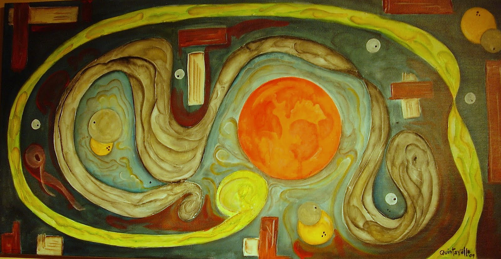 Cuadros Abstractos.... Pintura Abstracta....: Laberinto