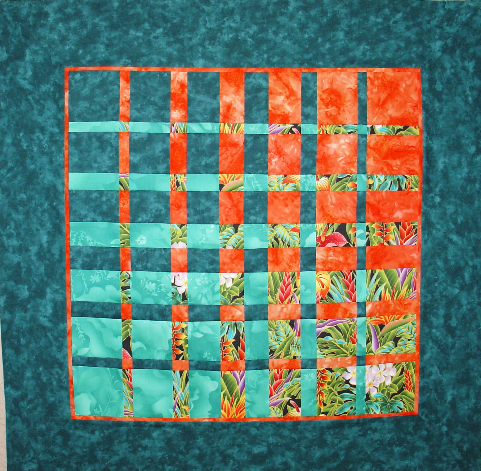 Felines and Fibre Arts: Bird of Paradise Convergence Quilt - Part 4