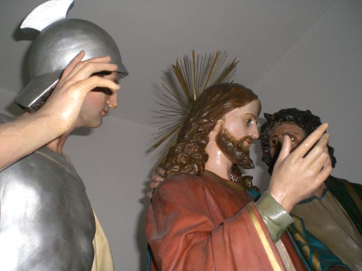 LA SETTIMANA SANTA A VALENZANO (BA): 6 - Il bacio di Giuda e la cattura ...