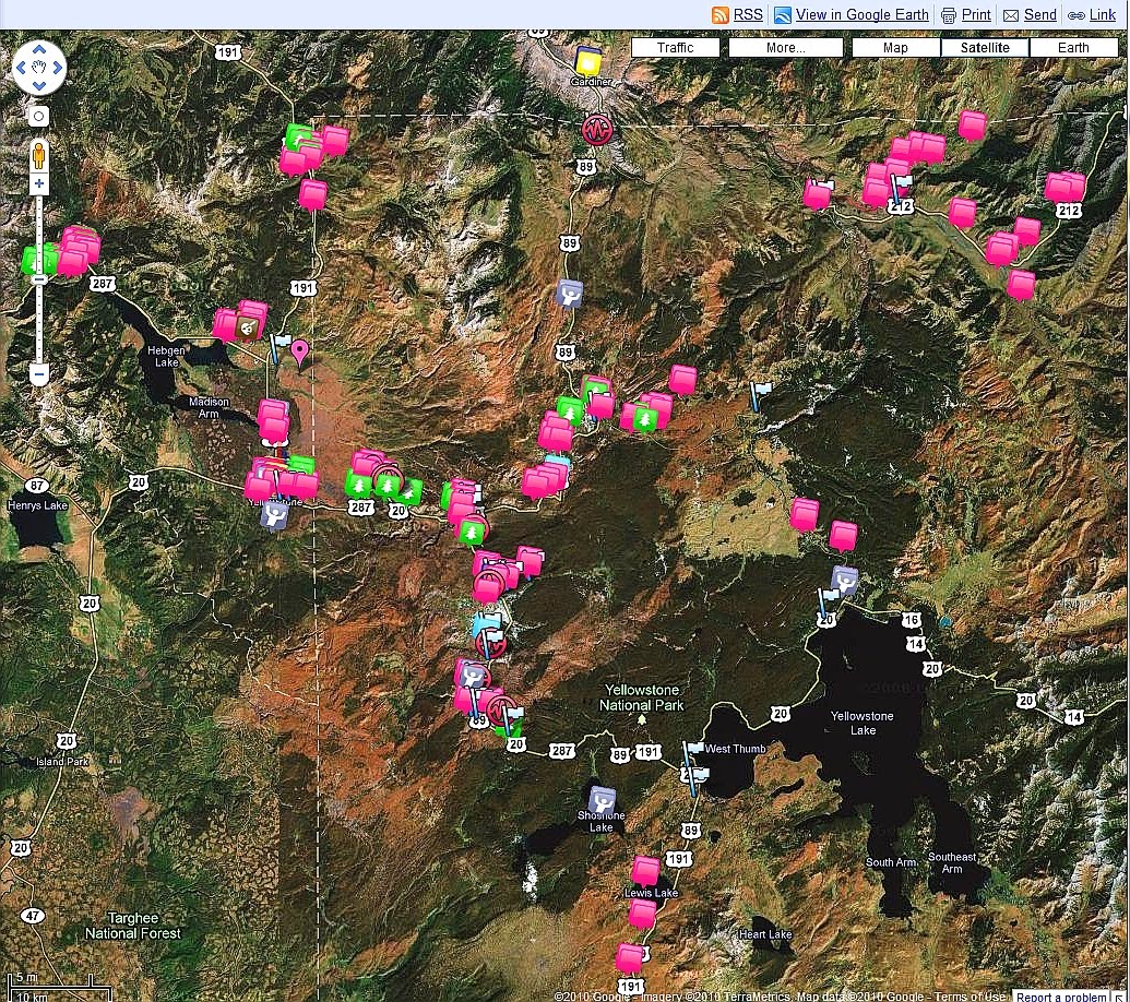 Yellowstone Fly Fishing Maps