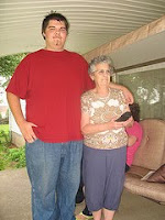 ABCdezigns: Short Grandma and Tall Grandson!