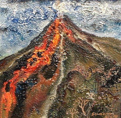 ARTKIMIANTO BLOG: LUKISAN GUNUNG MERAPI 2