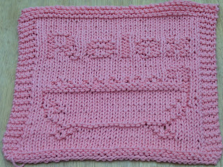 DigKnitty Designs: Relax in a tub Knit Dishcloth Pattern