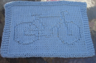 DigKnitty Designs: Bicycle Knit Dishcloth Pattern