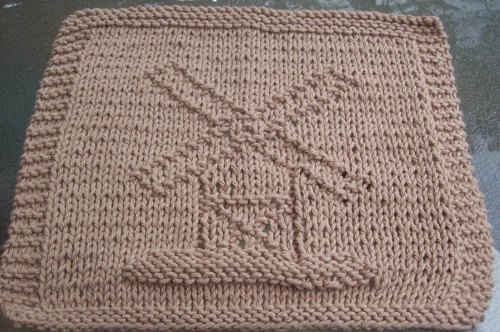 DigKnitty Designs: Windmill Knit Dishcloth Pattern