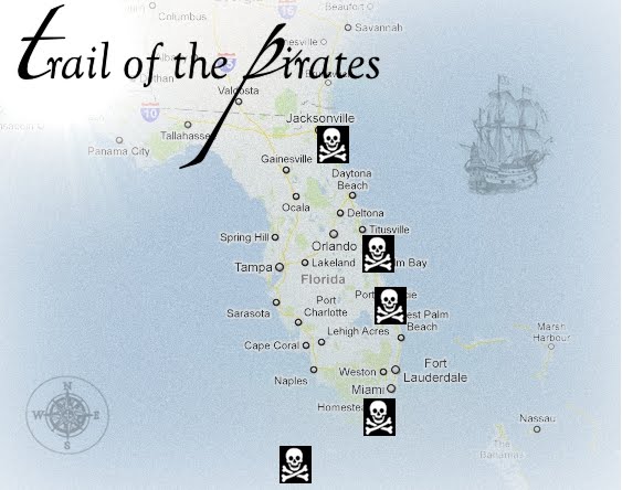 sex and the beach: Trail of the Pirates: Florida East Coast Recap