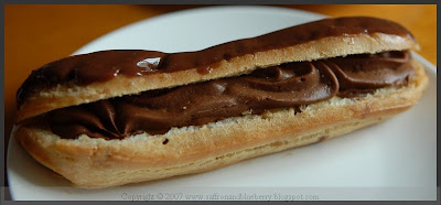 Saffron & Blueberry: Chocolate PH goodness - des Eclairs!!!