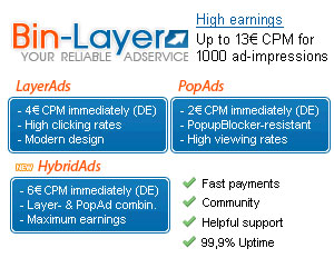 مش فلوس: شركة الدفع مقابل الظهور Bin-Layer