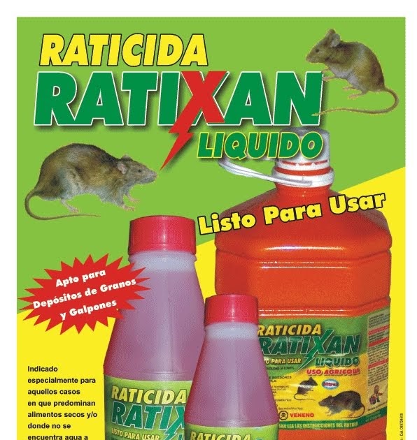 Productos para el control de plagas: RATICIDAS RATIXAN