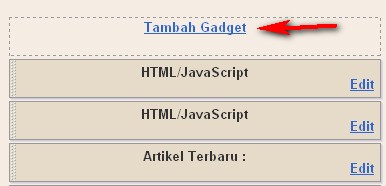 cara memasang widget animasi lucu | Abah ifey