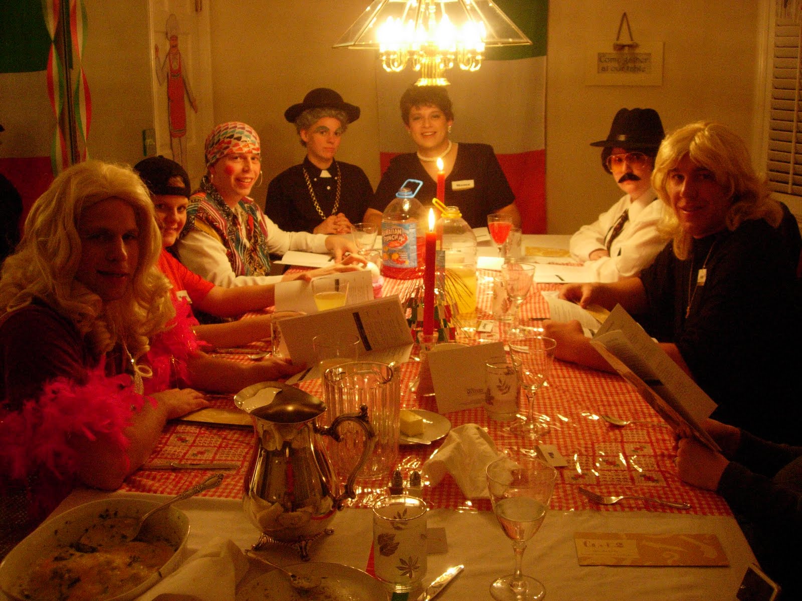 K.C.'s Ramblings: Murder Mystery Dinner 2009 - Pasta, Passion, & Pistols