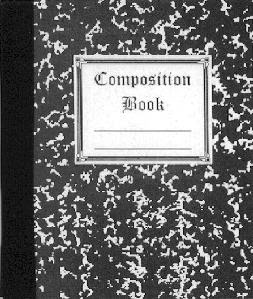 PLAINFIELD TODAY: Assignments in my composition book -- already!