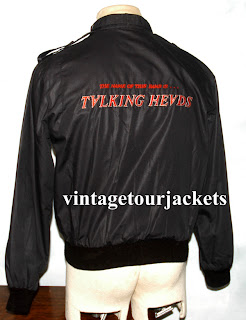 VintageTourJackets: Talking Heads 1982 Tour Jacket
