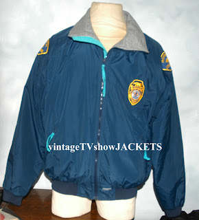 VintageTVshowJackets: Baywatch Lifeguard Blue Crew Jacket 1991