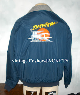 VintageTVshowJackets: Baywatch Lifeguard Blue Crew Jacket 1991