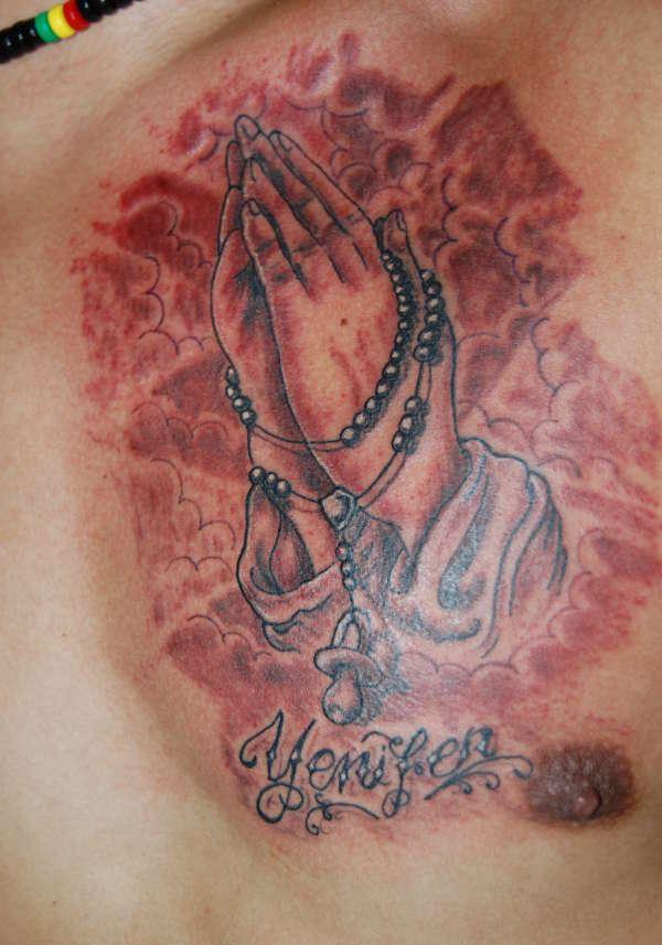>The Story Behind Praying Hands Tattoos ~ All About Tattoo
