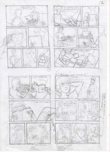 MUNDO ZENIT EL COMIC: PRIMEROS BOCETOS