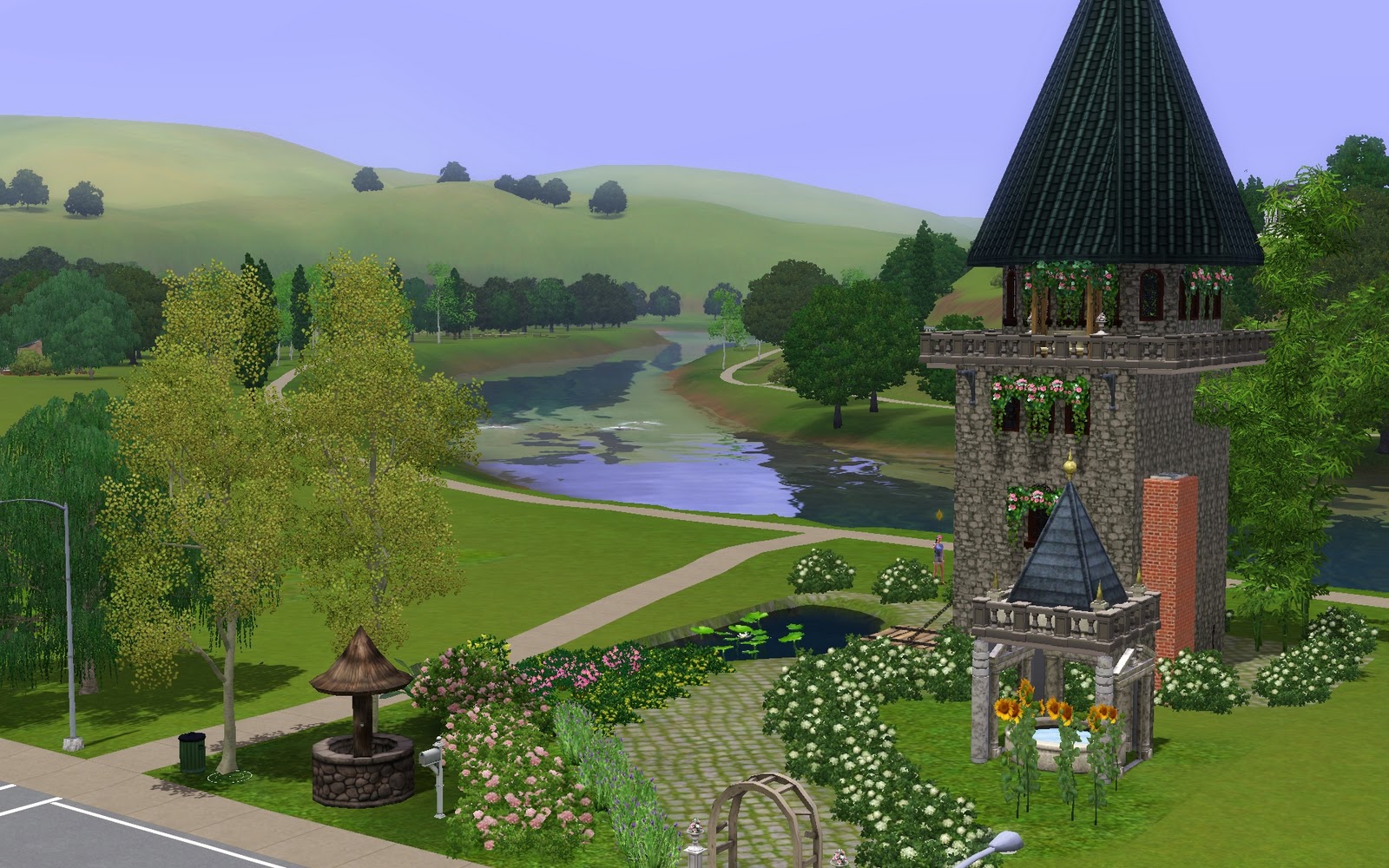 Ako Seraphys: ♦ Sims 3 ♦ Flowers & Tower