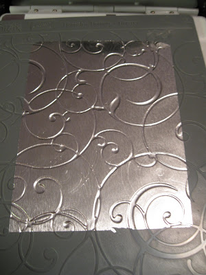 Lynda's Quiet Time : metal embossing
