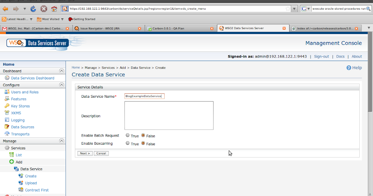 How To Call Oracle Stored Procedures From Data Services