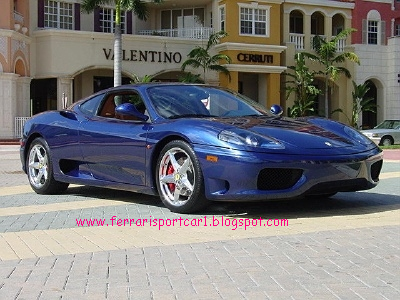 Ferrari Sport car,New Ferrari Sport car: Ferrari 360 Modena TdF Blue