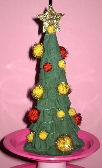 Anzouya: Crepe Paper Christmas Tree