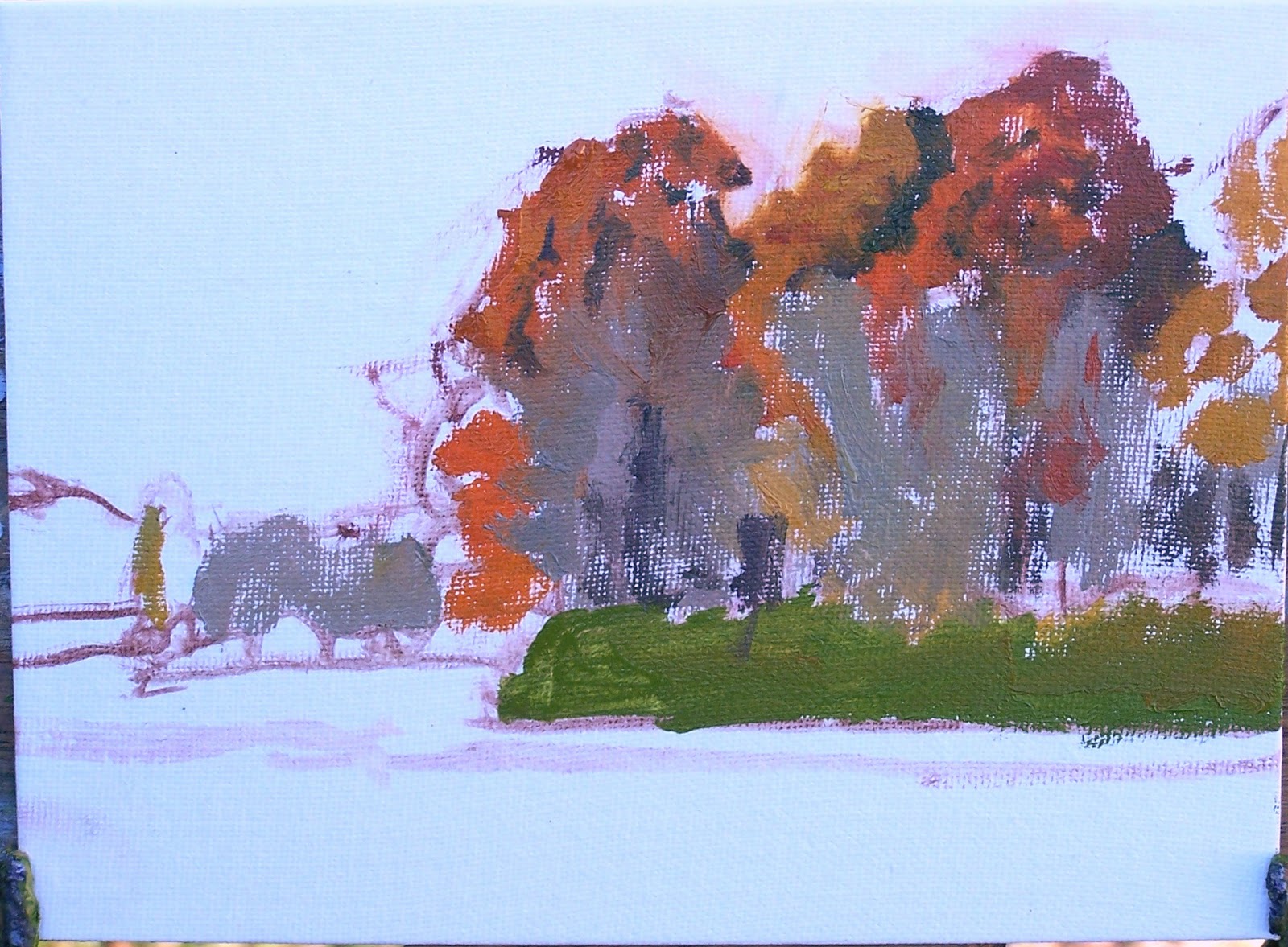 Lisa's Painting and Drawing Journal: Kevin Menck's November workshop