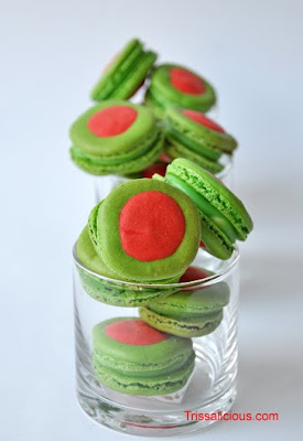 Pink Preppy Party Girl: Christmas French Macaroons