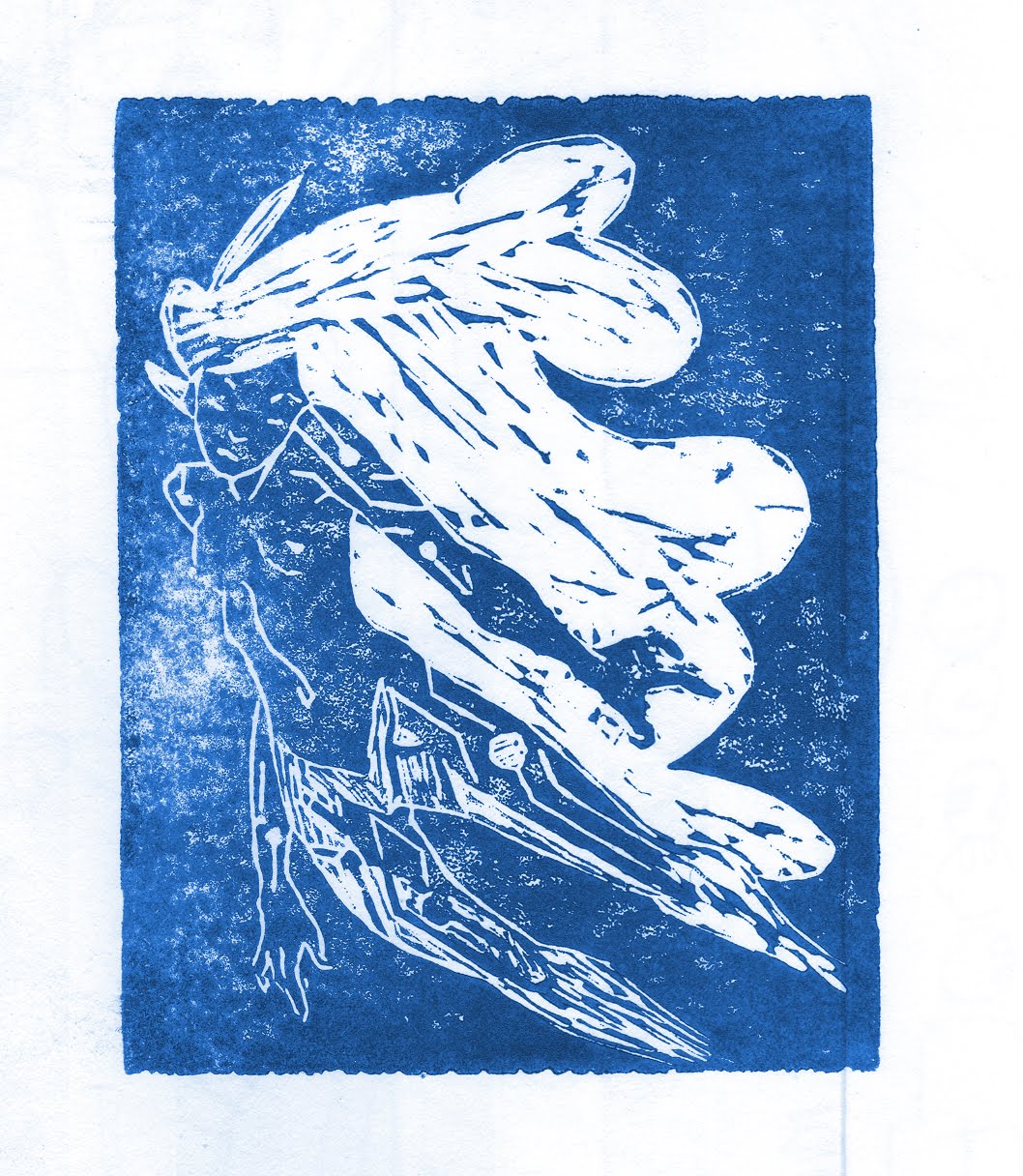 The Open Crit Blog: WIP- Linoleum Print
