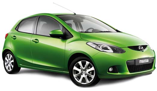 Inspired-Modif-Car: mazda green