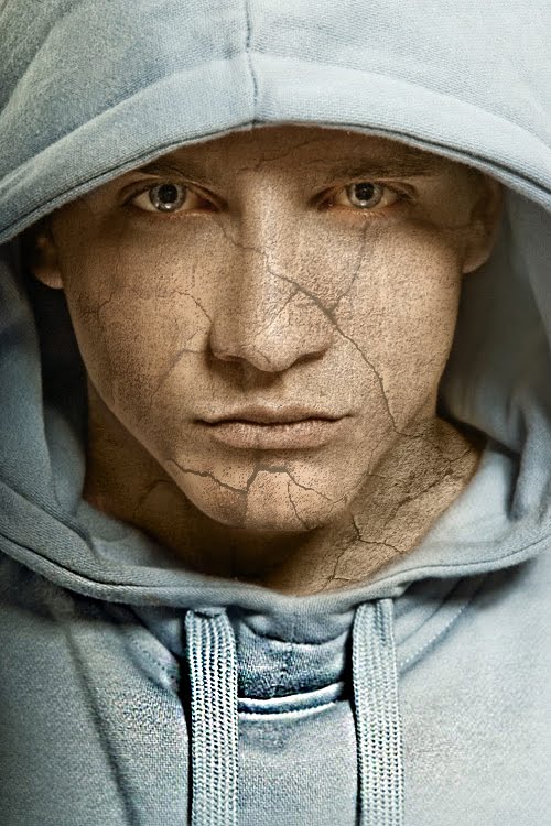Haley's Blog: Photoshop Texture Skin Man