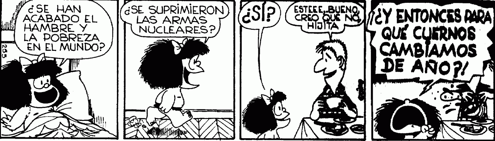 Escribiendo en voz alta: ¿2011, un año nuevo? (o la sabiduria de Mafalda)