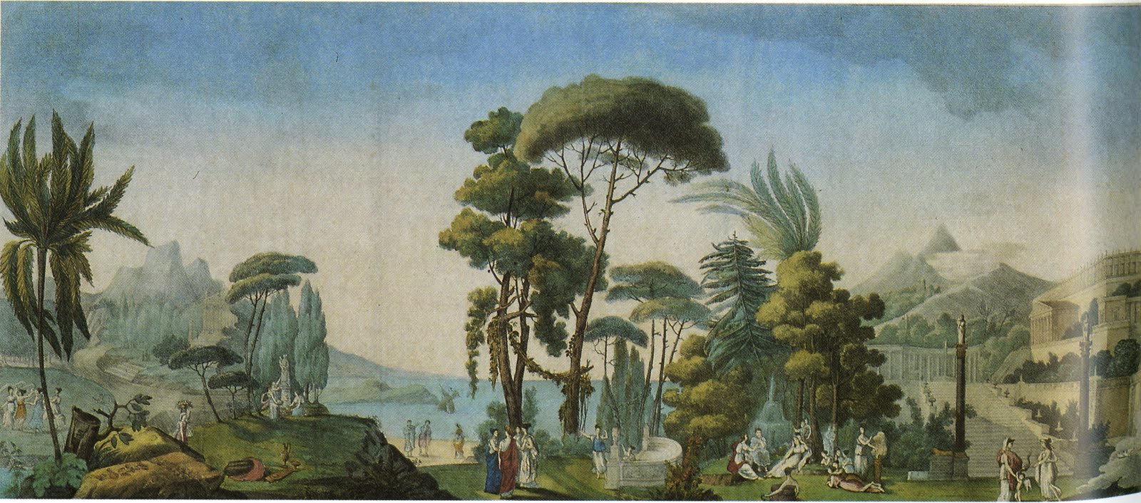 cityzenart: 19th Century French Scenic Wallpapers