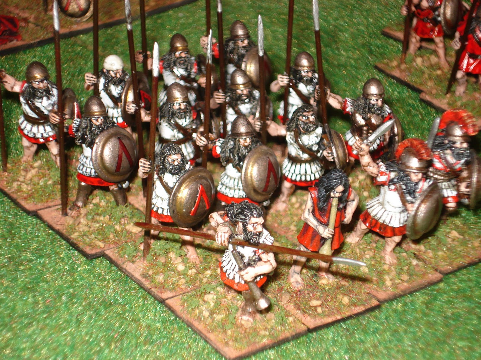 Little Wars Gallery: L'armée spartiate du Roi Agis III...