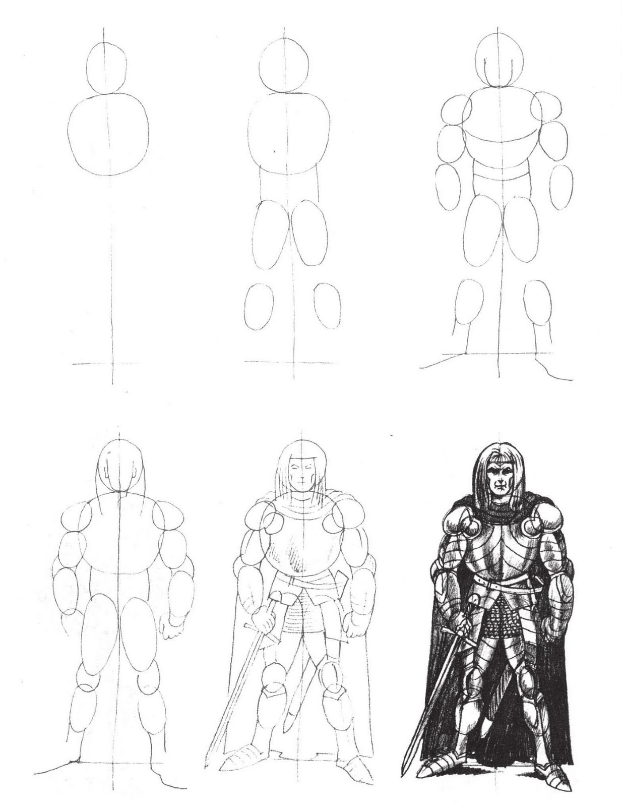 Learn To Draw Knights: How To Draw Knight