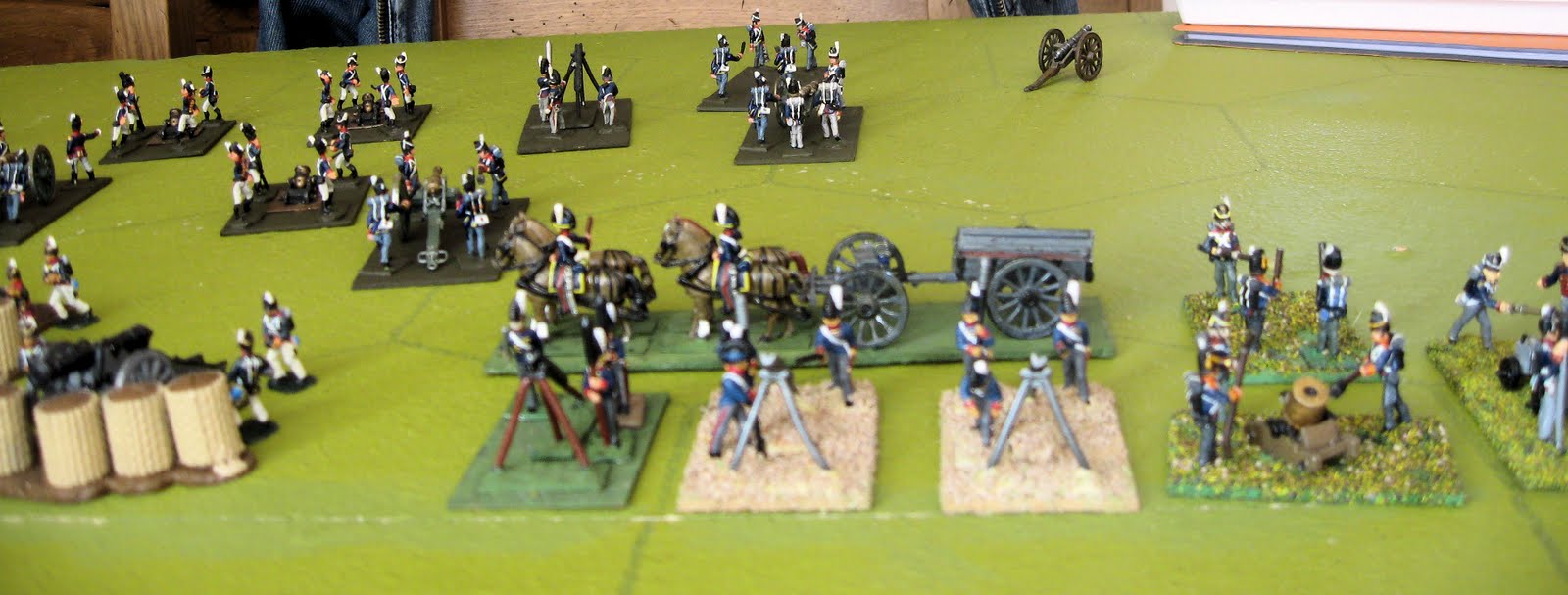 Vintage Wargaming: Napoleonic Siege Wargame play test - British artillery