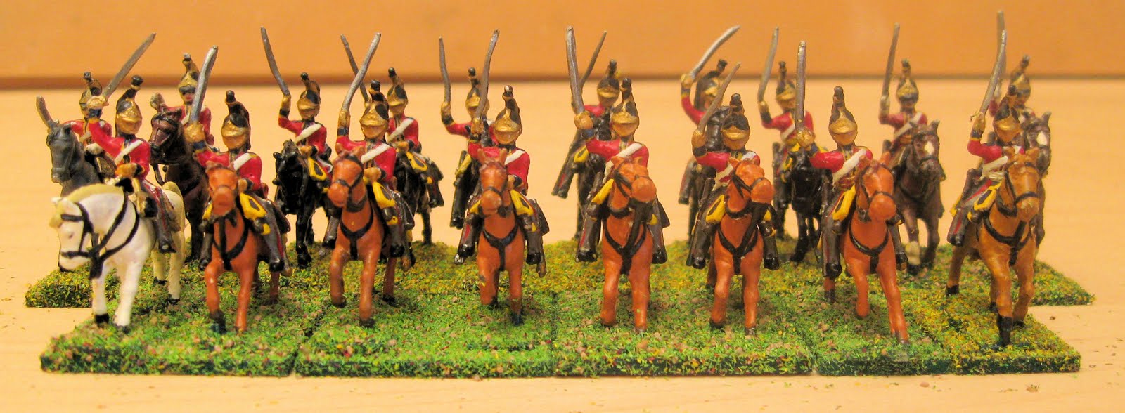 The Lone S Ranger: Napoleonic Units: British Heavy Dragoons in helmet
