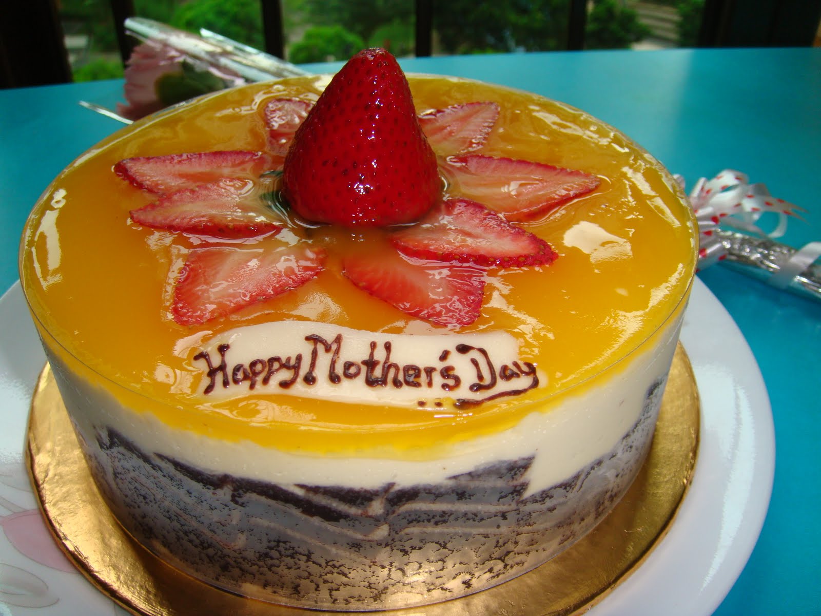 Yummy Baking: Mango Bavarian Cream Cake