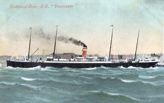 The Genealogy of Torre le Nocelle, Italy: Ship Manifest: SS Vancouver ...