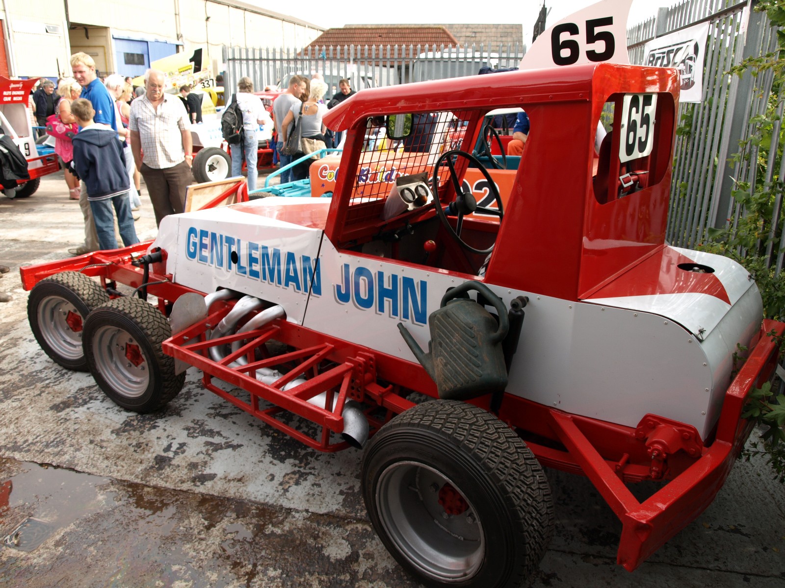 Dennis en Nicolien: World Final Brisca Stockcar F1 Coventry 2010