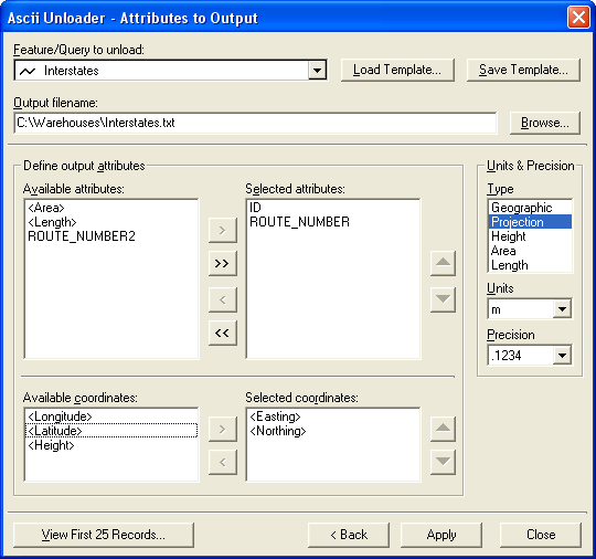 dominoc925: Export GeoMedia features and queries to ASCII text file
