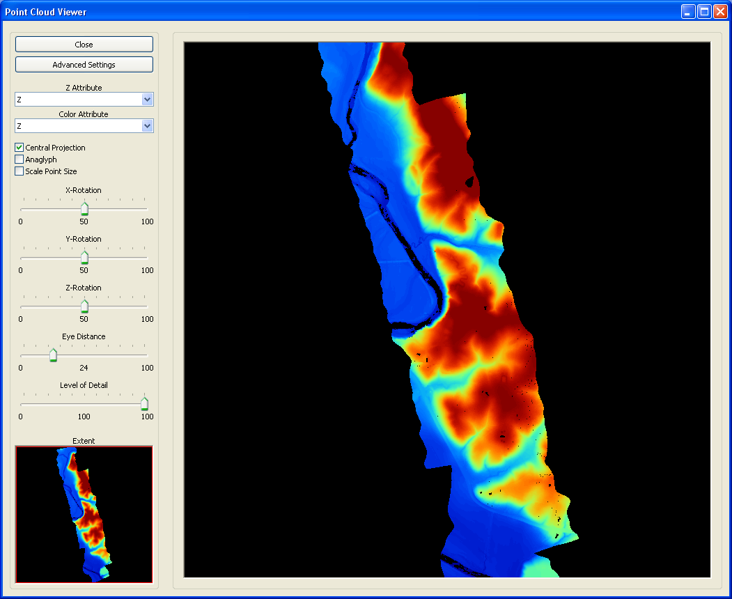 dominoc925: Visualize LiDAR LAS file in SAGA GIS
