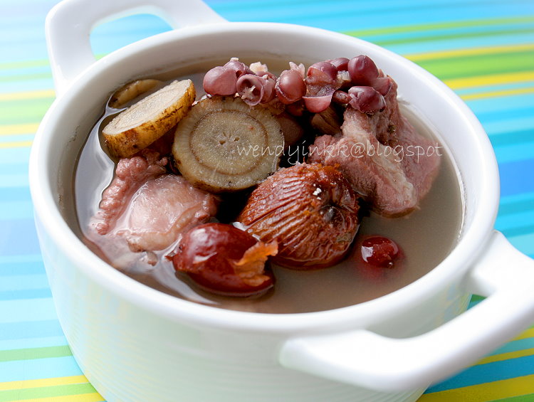 Table for 2.... or more: Burdock and Red Bean Soup - Soup Week #2