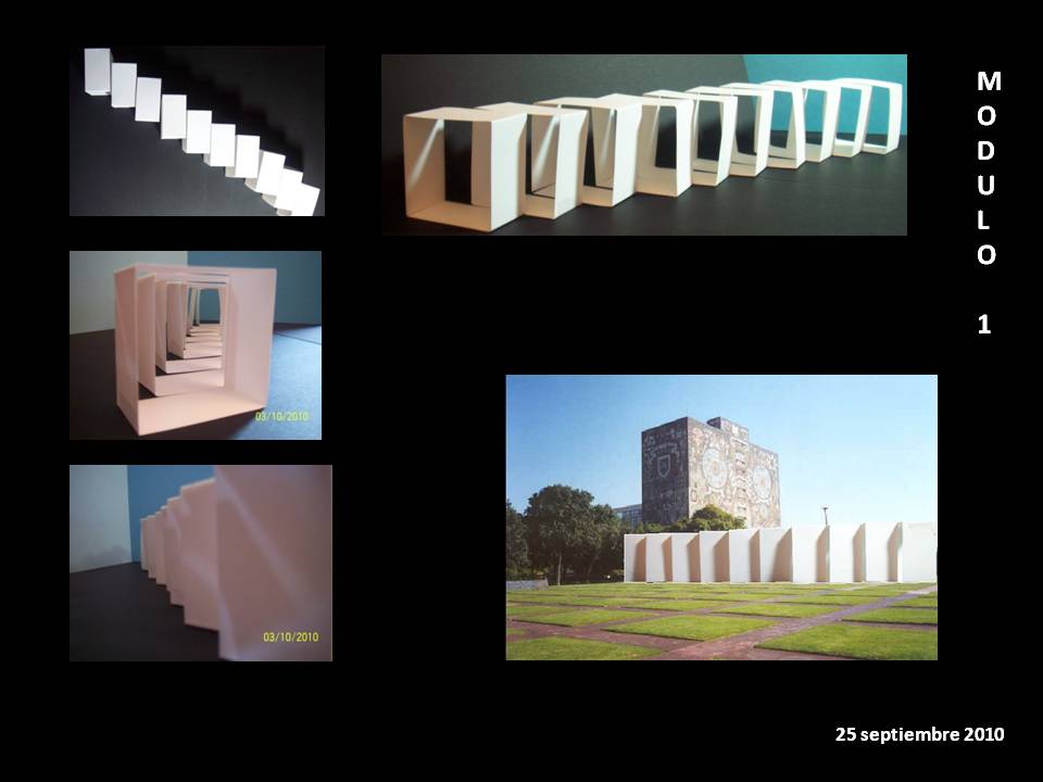 NATURALEZA Y ARQUITECTURA: MODULOS DE PAPEL