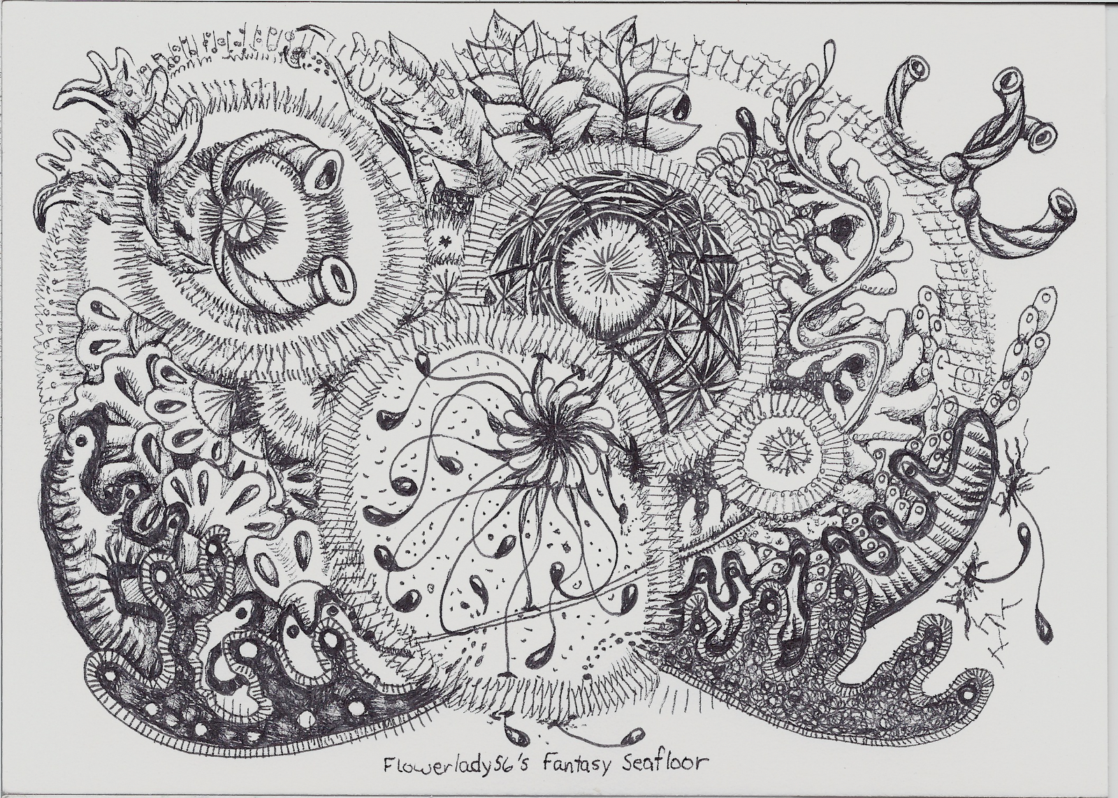 My tangle pattern: O-Neg & variations