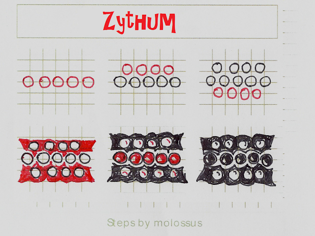My tangle pattern: Zythum