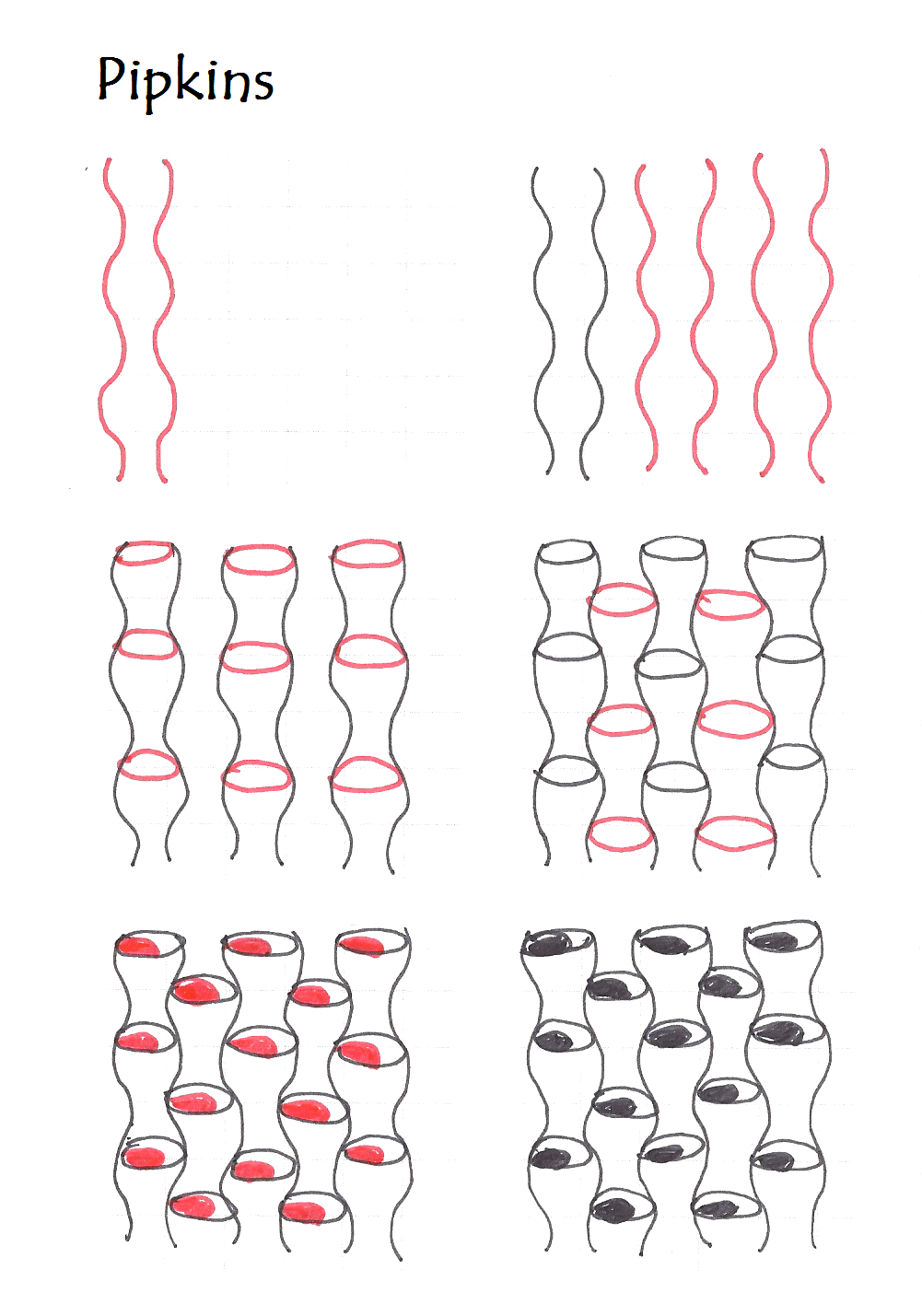 My tangle pattern "Pipkins"